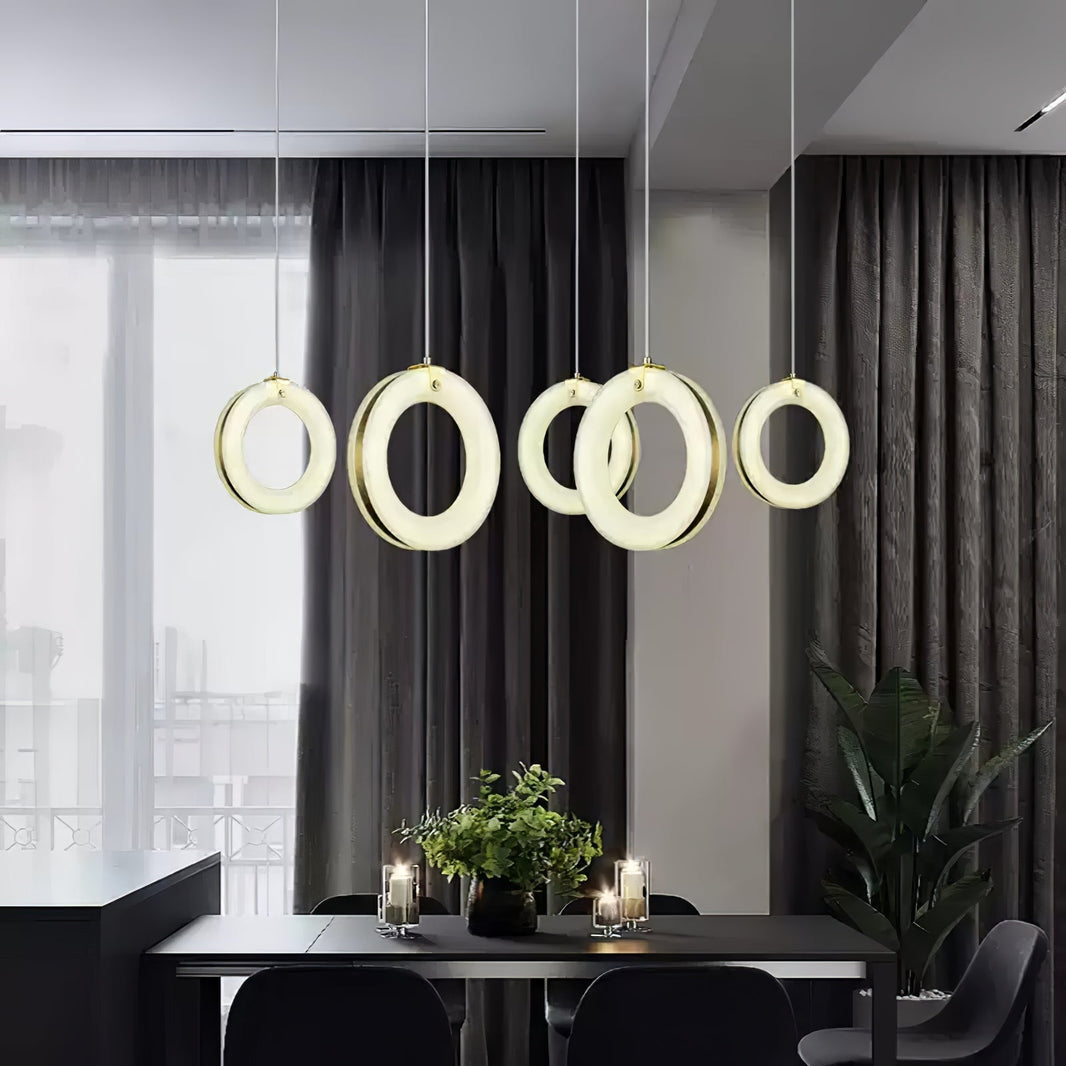 Alabaster Ring Pendant Light – Calicslight
