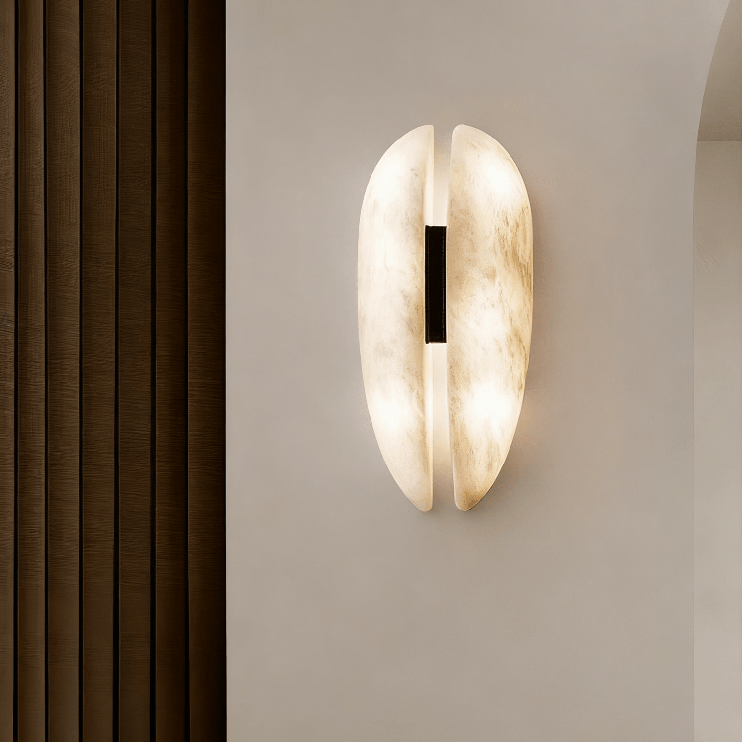 Alabaster Veil Wall Sconce – Calicslight
