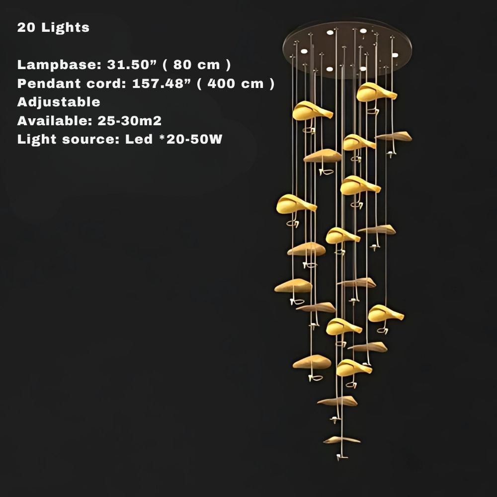 Jenissa Vintage Staircase Chandelier – Calicslight