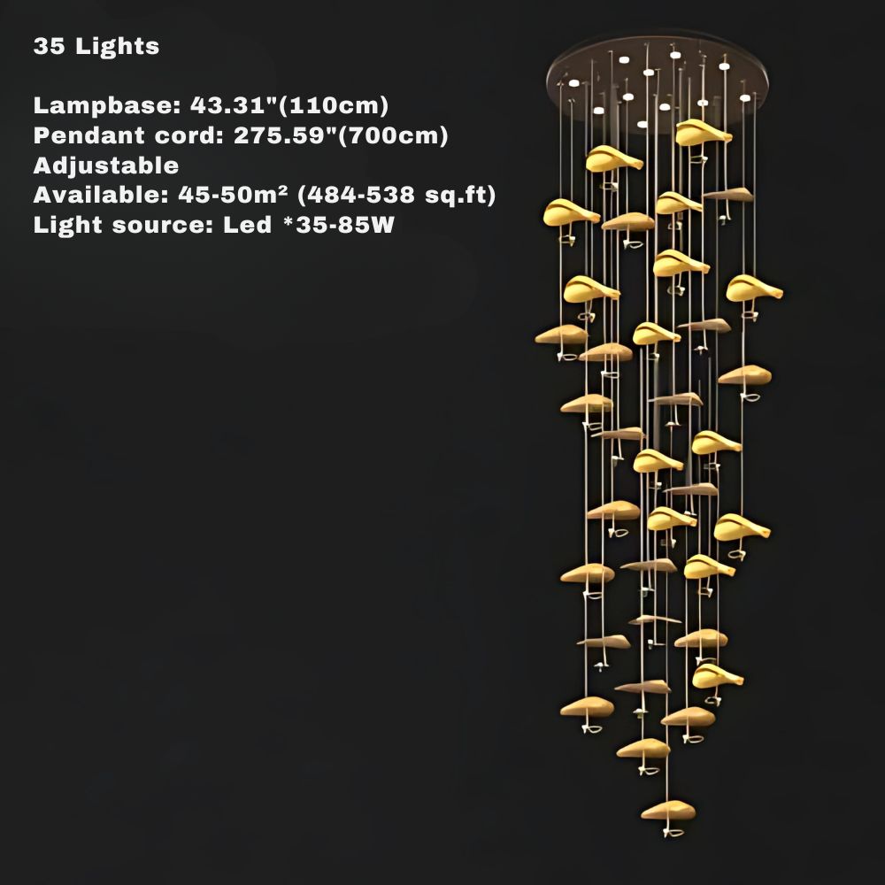 Jenissa Vintage Staircase Chandelier – Calicslight